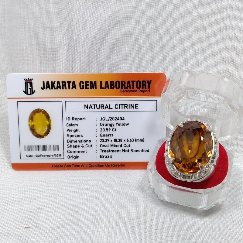 Jual TERMURAH!! BATU YELLOW CITRINE BERSERTIFIKAT MEMO LAB ASLI NATURAL ...
