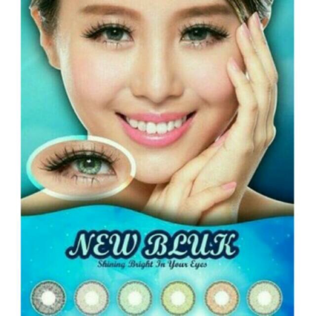 Jual Softlens NEW BLUK / Softlens NEWBLUK | Shopee Indonesia