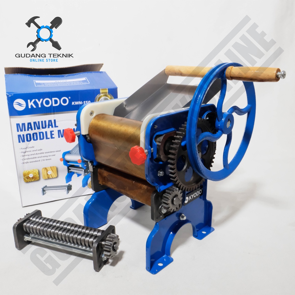 Jual KYODO KMN-150 / Gilingan Penggiling Mie Manual - Mesin Cetak Mie Manual / Noodle Maker ...