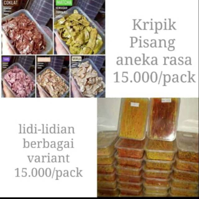 Jual Lidi-lidian , kripik pisang | Shopee Indonesia