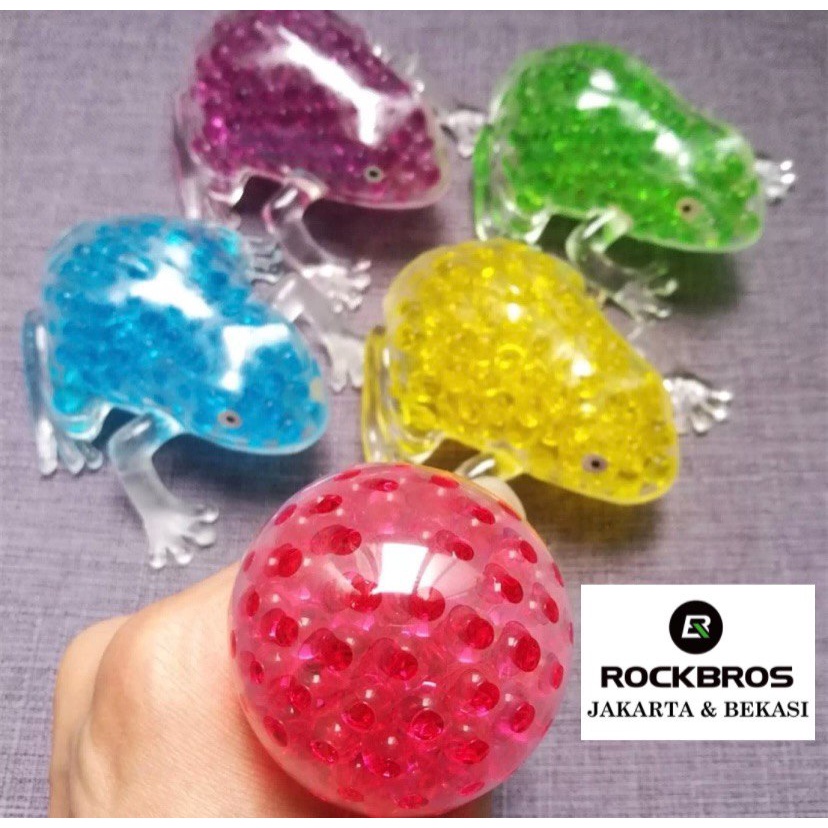 Jual Squishy Frog Katak Kodok Animal Binatang Fidget Toy Orbeez Mainan ...