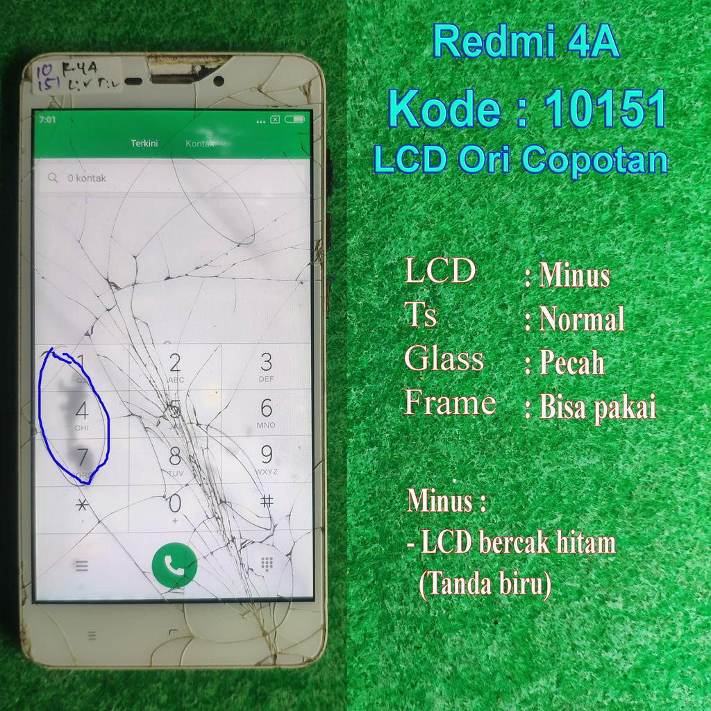 Jual LCD Plus Frame Xiaomi Redmi 4A | Shopee Indonesia