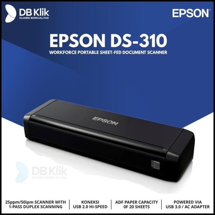 Jual Scanner Epson Ds-310 Workforce Portable Sheet-Fed Document - Ds310 | Shopee Indonesia