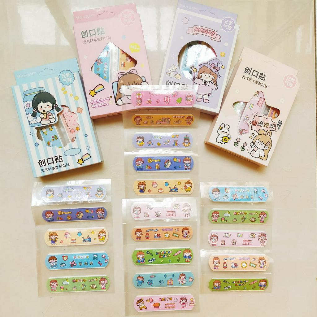 Jual Hansaplast karakter kartun korea lucu - cute aid band plester luka ...