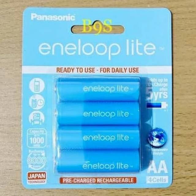 Jual Baterai / Battery Panasonic Eneloop Lite 4 pcs AA Up to 1000mAh ...