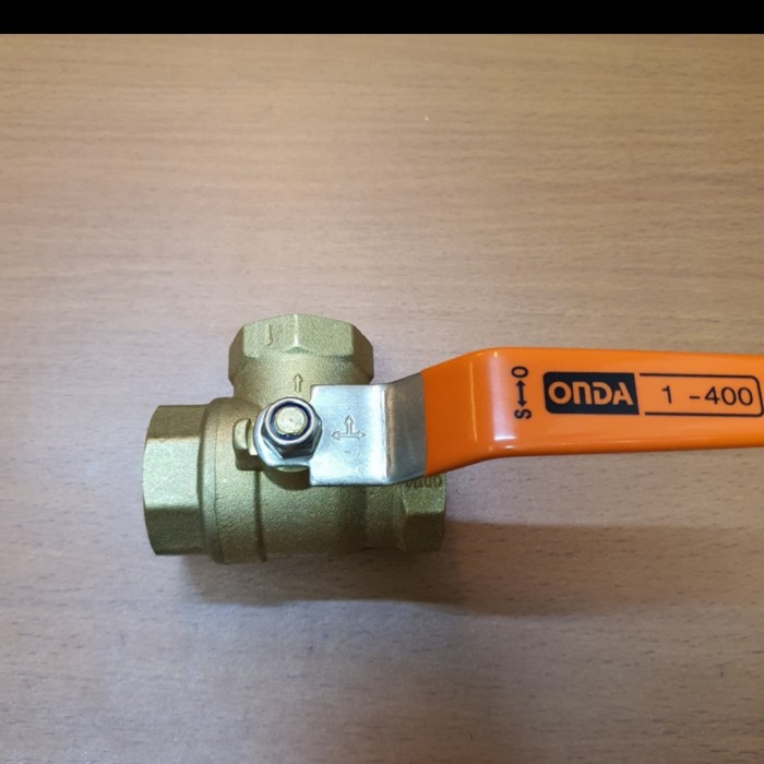 Jual Stop kran ball valve onda 1/2" inch / kran 3 arah kuningan ...