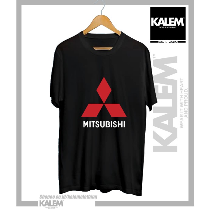 Jual BAJU KAOS LOGO MERK MITSUBISHI - KALEMCLOTHING | Shopee Indonesia