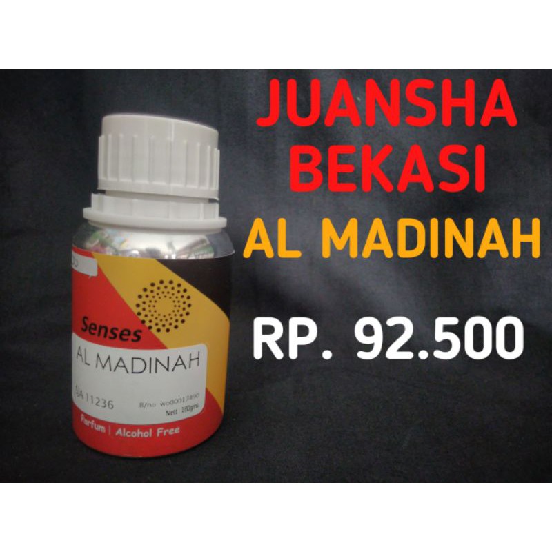 Jual JUANSHA PARFUME BIBIT MURNI AL MADINAH // PRODUK SENSES 100ML ...