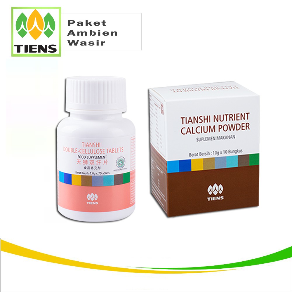 Jual Obat Ambien atau Wasir Produk Herbal Tiens Tianshi Double ...