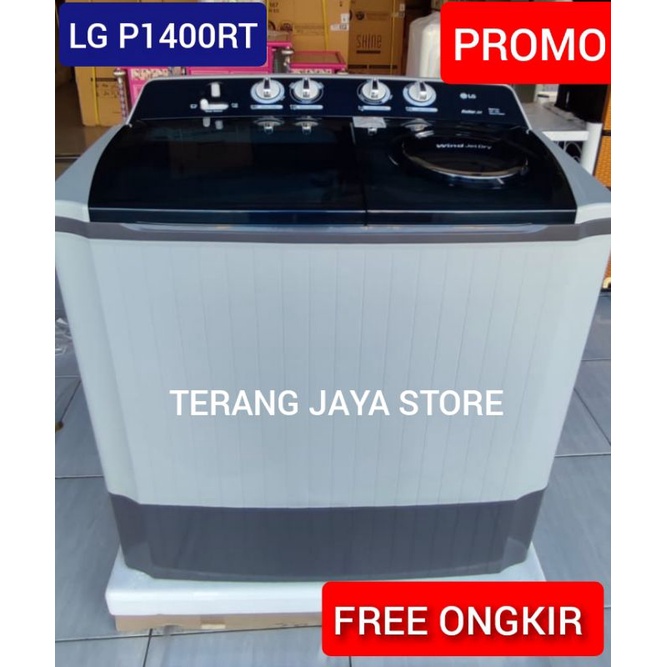 Jual MESIN CUCI 2 TABUNG LG P1400RT P 1400RT P 1400 RT 14KG 14 KG JUMBO ...