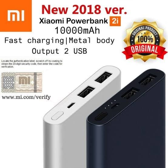 Jual Xiaomi mi powerbank pro 2 10000mah | Shopee Indonesia