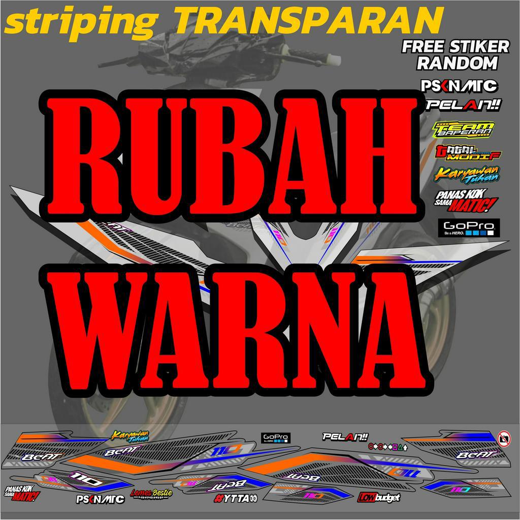Jual STRIPING BEAT ESP STIKER BEAT TRANSPARAN VARIAN WARNA | Shopee ...
