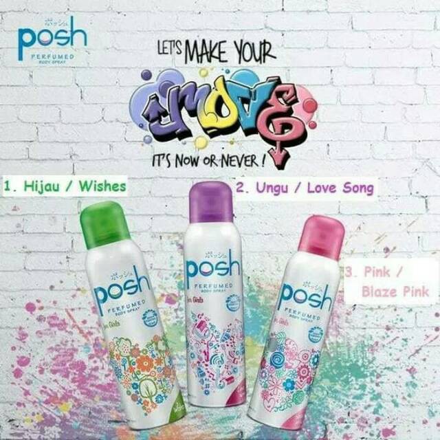 Jual POSH Women Parfume Spray 150 ML | Shopee Indonesia