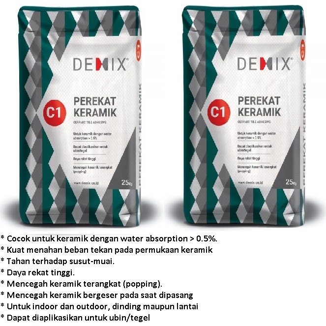 Jual SEMEN DEMIX NAT KERAMIK / GRANITE SERI C 25KG SAM | Shopee Indonesia