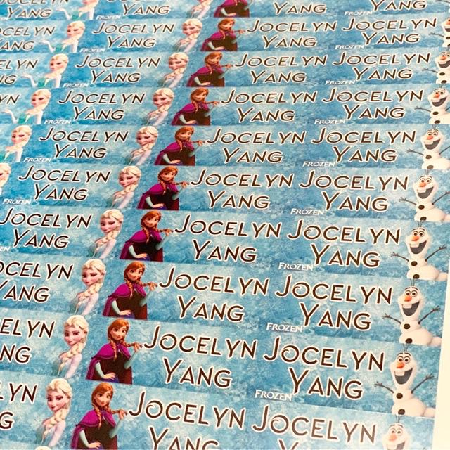 Jual Stiker Nama Frozen | Shopee Indonesia