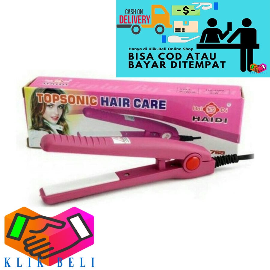 Jual Catok Mini Haidi HD-768 / Catokan Pelurus Rambut Travel | Shopee ...