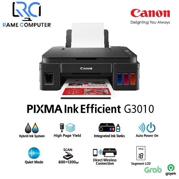 Jual Printer Canon Inkjet Printer PIXMA G3010 pengganti L3150 ( Print ...