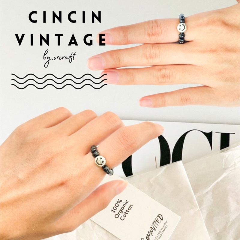 Jual SMILEY BEADS RING / CINCIN MANIK SENYUM | Shopee Indonesia