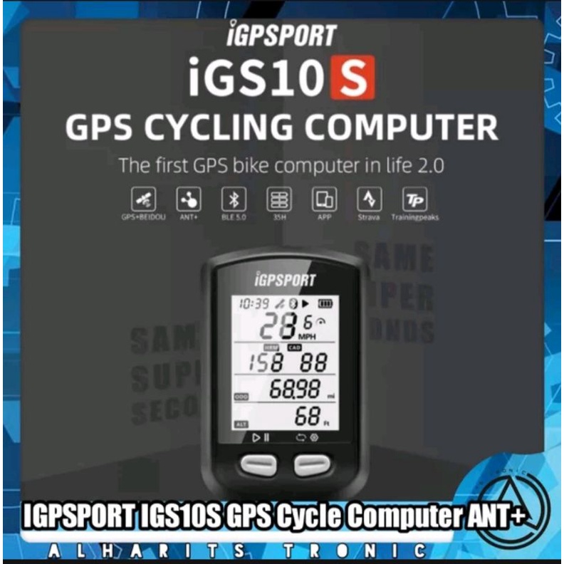 Jual Speedometer Sepeda IGPSPORT IGS10S - Smart Cycle Computer GPS ANT+ ...