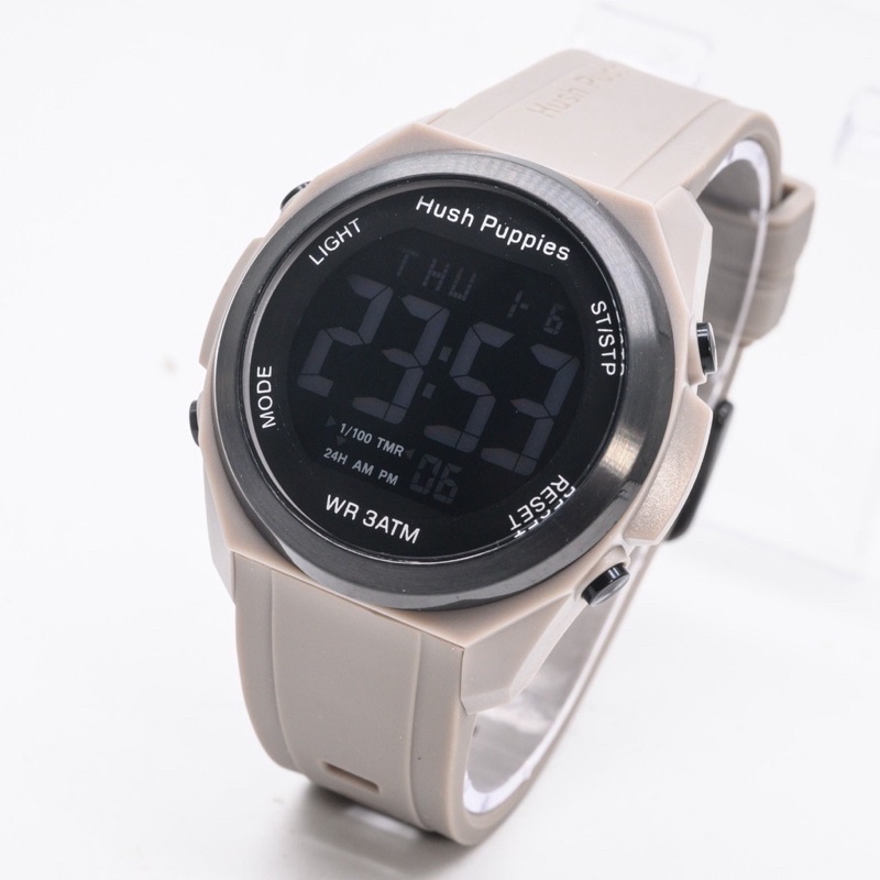 Jual Jam Tangan Wanita Sporty Hush Puppies Digital Version Auto Light ...