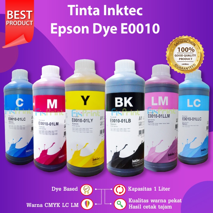 Jual InkTec E0010-01LY Yellow Tinta Korea Dye Base 1 Liter Printer Epsn | Shopee Indonesia