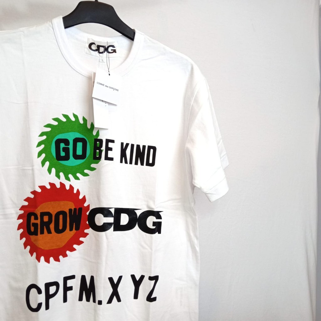 Jual COMME DES GARCONS X CPFM "SMILEY FACE BE KIND" WHITE (JAPAN MARKET ...