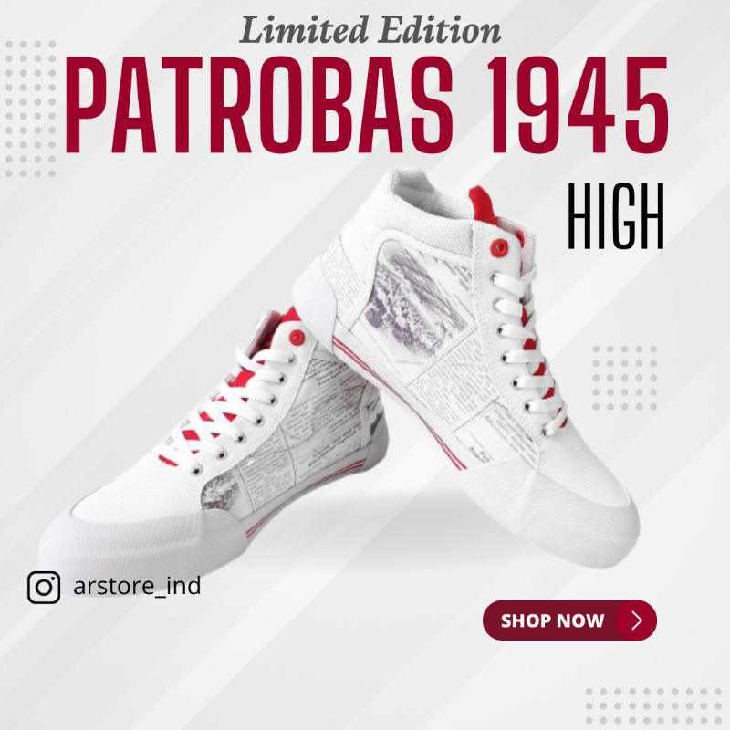 Jual Sepatu Patrobas 1945 High Original Limited Edition Spesial ...