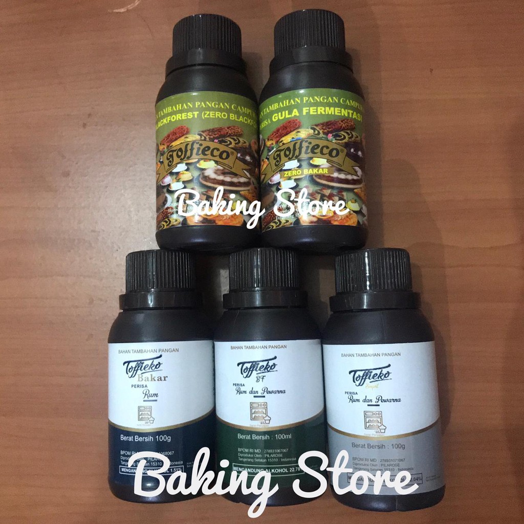 Jual Toffieco Pasta Rhum Bakar / Zero Bakar / Black Forest / Semprot ...