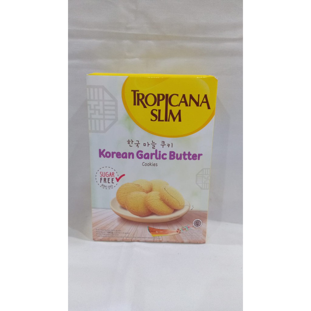 Jual Tropicana Slim Korean Garlic Butter Cookies, 100gr | Shopee Indonesia