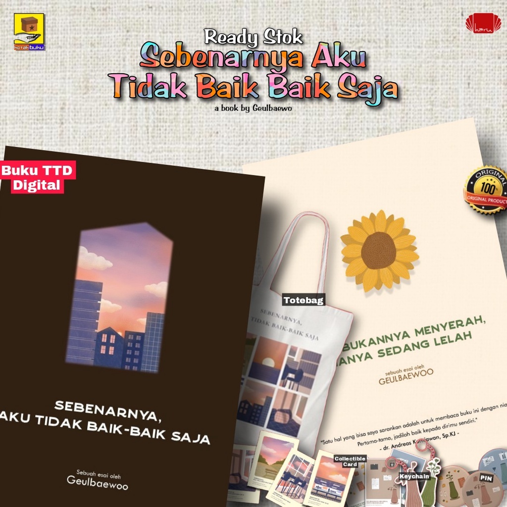 Jual Sebenarnya Aku Tidak Baik Baik Saja / Aku Bukan Menyerah Hanya Sedang Lelah - Geulbaewoo ...