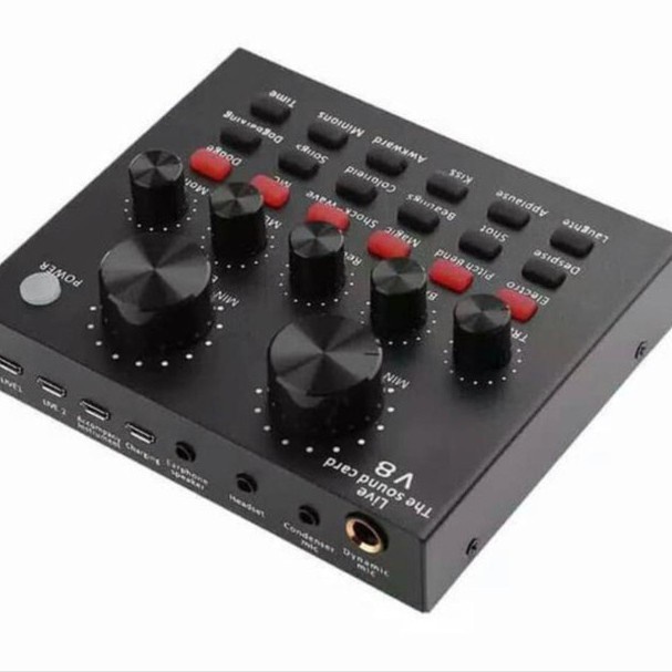 Jual Soundcard V8 Mixer V8 Sound Card V8 Mixer Audio Usb External ...