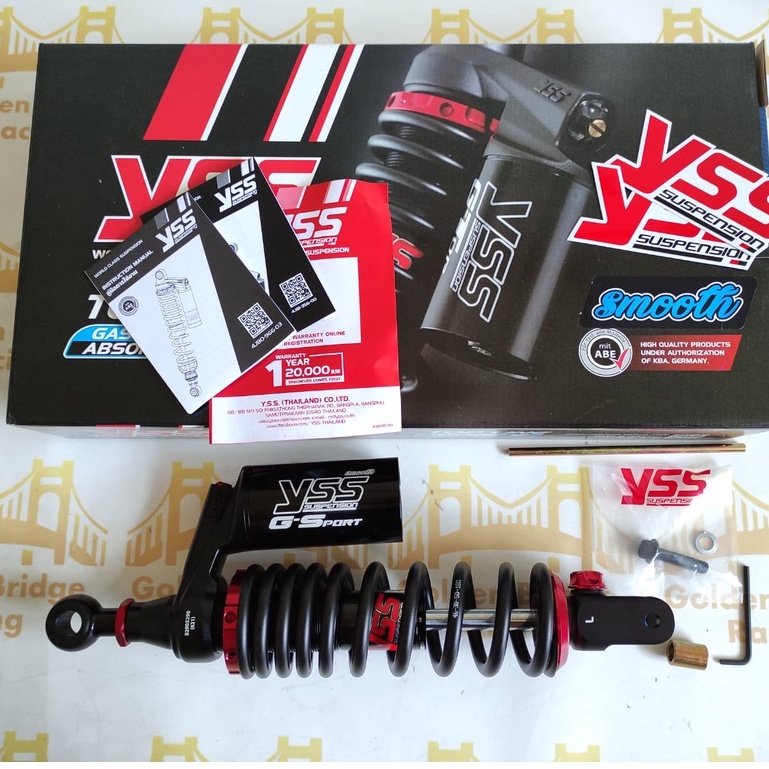 Jual SHOCK YSS G SPORT SMOOTH VARIO 150/160/125 BLACK SERIES 330mm HITAM | Shopee Indonesia