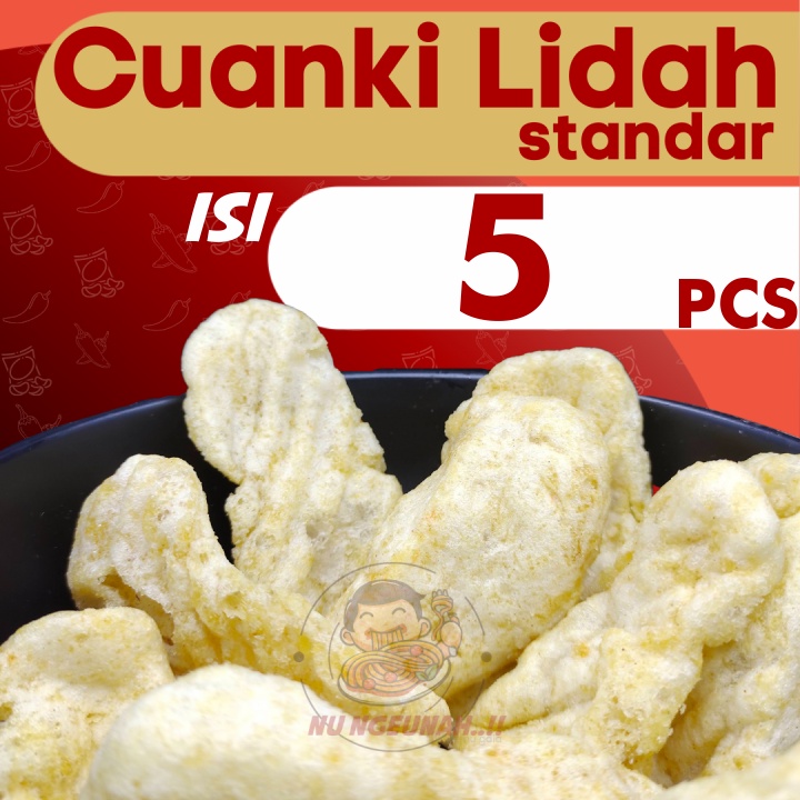 Jual Cuanki LIDAH Standar 5pcs Pelengkap Baso Aci Seblak by GR (Bisa COD/Kargo) | Shopee Indonesia