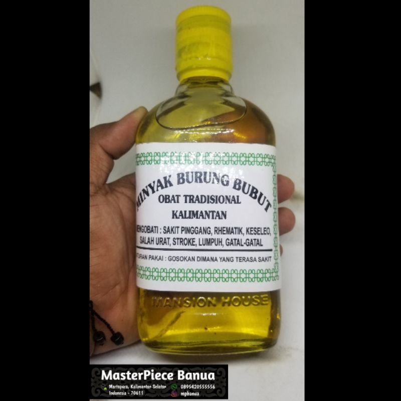 Jual Minyak Burung Bubut, Khas Kalimantan (Besar) | Shopee Indonesia