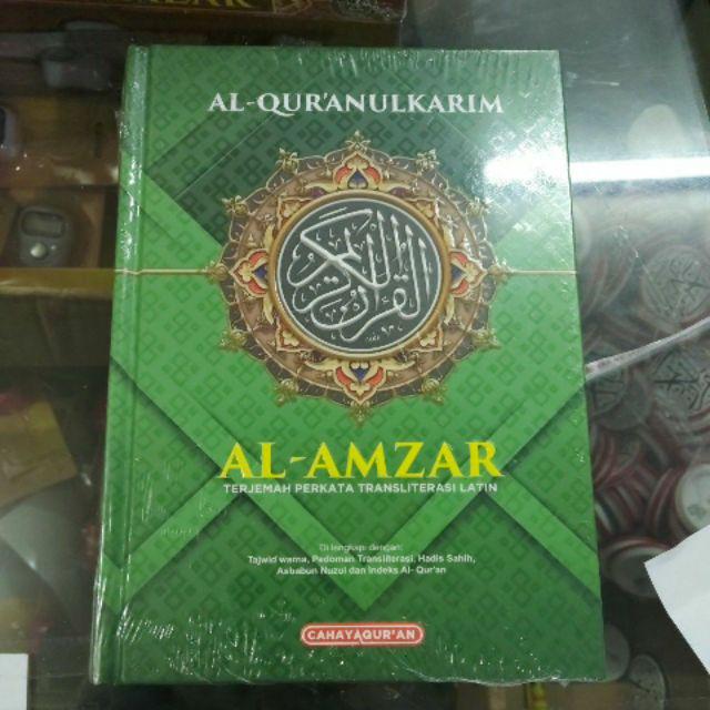 Jual Al quran al amzar a5 terjemah perkata latin tajwid warna free tasbih | Shopee Indonesia