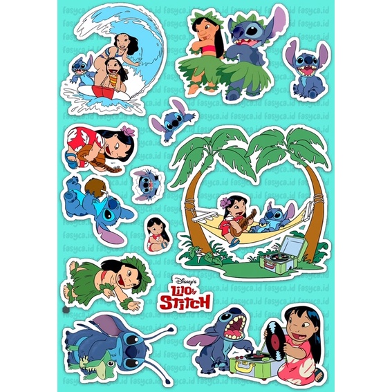 Jual Lilo and Stitch Sticker Pack by Fasyca | Sticker Lilo and Stitch ...