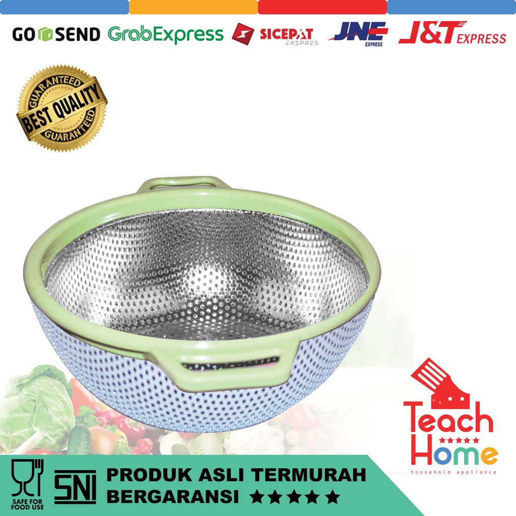 Jual Saringan Stainless Warna Dalam 21cm - TCH | Shopee Indonesia