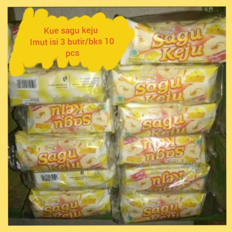 Jual Sagu Keju imut isi 3 butir/bungkus 10 pcs | Shopee Indonesia