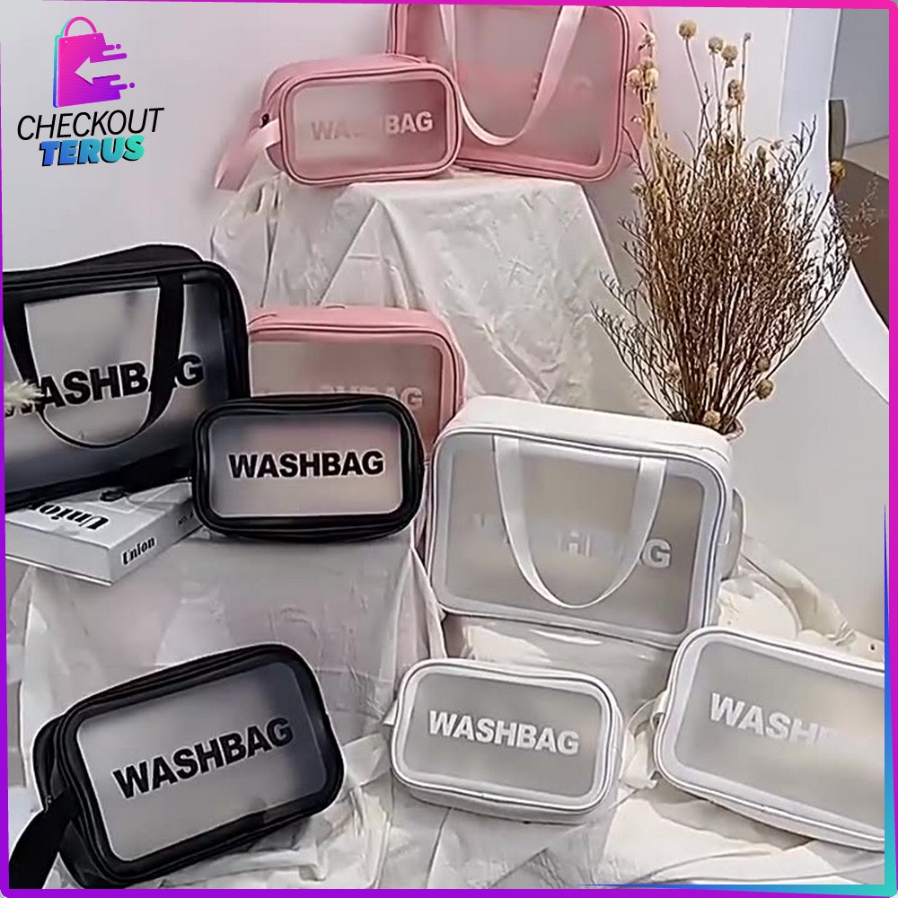 Jual CT T40 Tas WASHBAG Waterproof Pouch Travel Make Up Multifungsi Bag ...