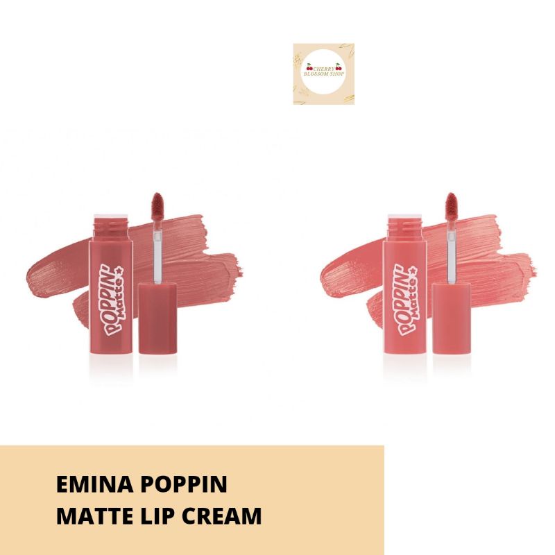 Jual EMINA POPPIN MATTE LIP CREAM | Shopee Indonesia