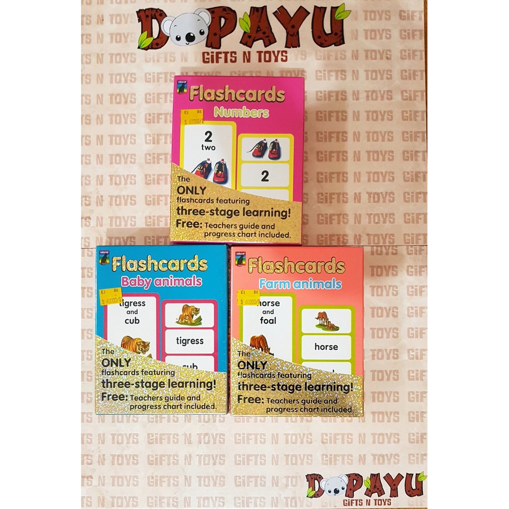 Jual Flash Card Three Stage Learning (dijual satuan) | Shopee Indonesia