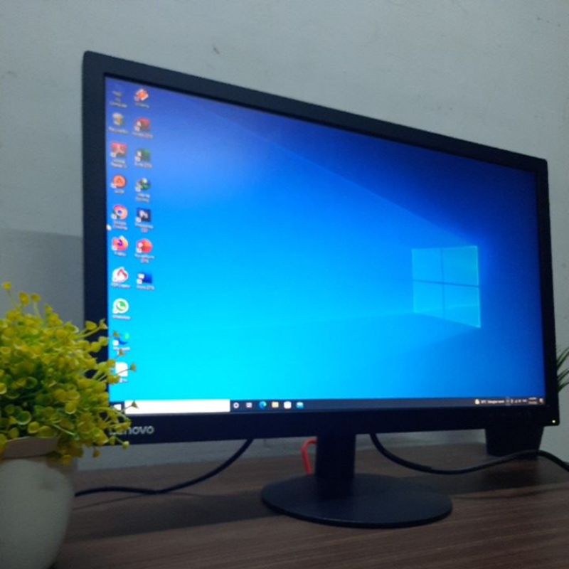 Jual Monitor Lenovo ThinkVision T2324dC LED 23 Inch, Bening banget ...
