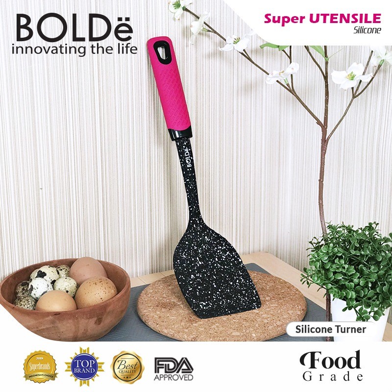 Jual Turner Silicone BOLDe Super Utensil Blackpink Spatula Sodet Sutil ...