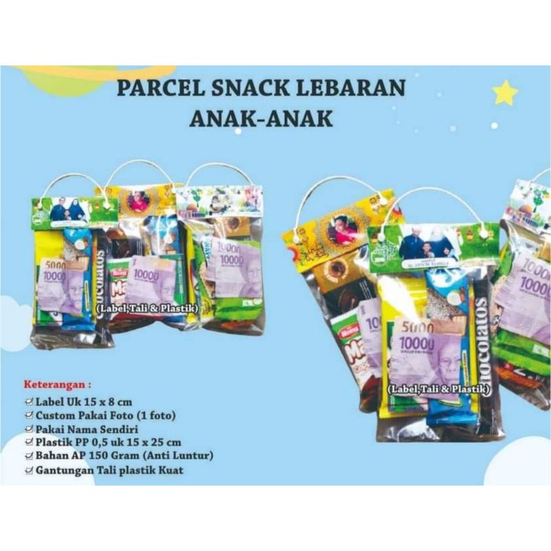 Jual Angpao lebaran kekinian parcel snack bisa custom foto sendiri ...
