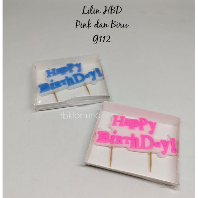 Jual Lilin Hbd Pink dan Biru G112 JMS (1pcs) | Shopee Indonesia