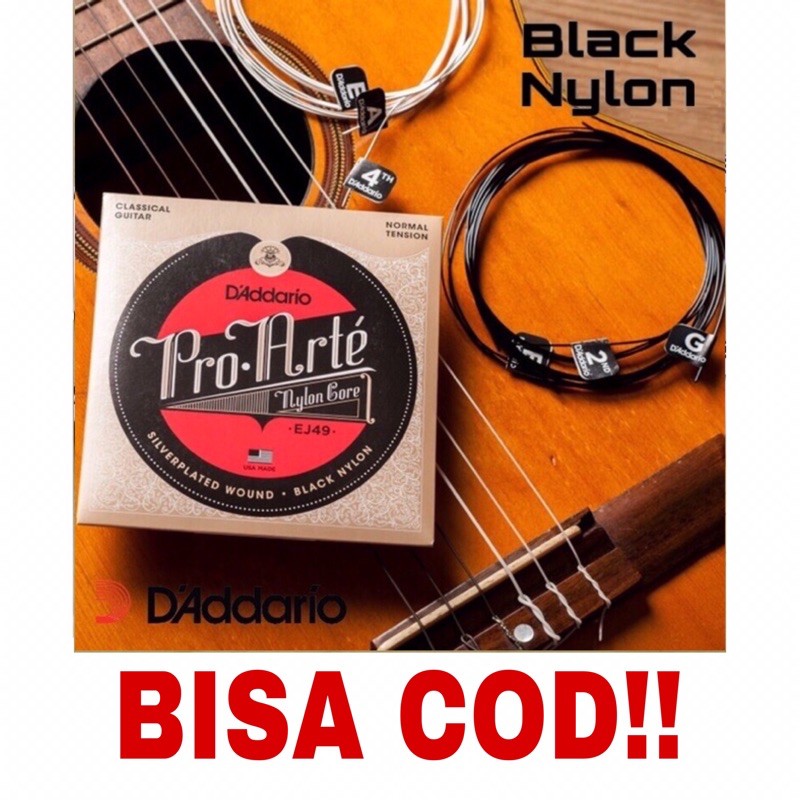 Jual Senar Gitar Nylon | Senar Gitar Nilon black | Shopee Indonesia