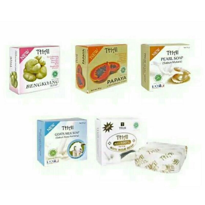 Jual sabun thai goats milk, thai rice milk, thai mutiara pearl, thai ...