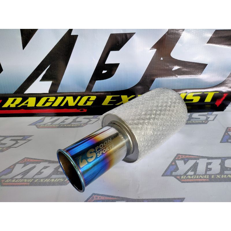 Jual KNALPOT MOBIL RACING SPOON SPORTS BIRU SUARA BAS ADEM UNTUK SEMUA ...