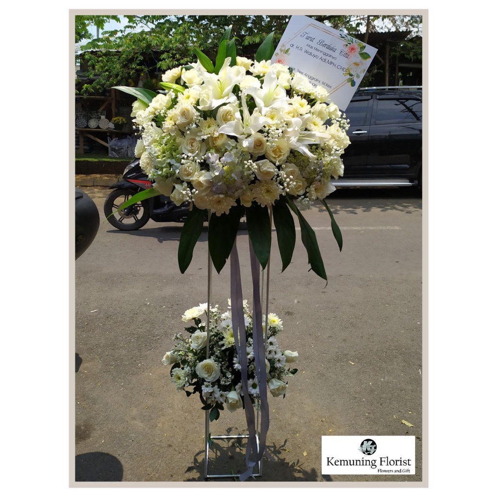 Jual standing flower/ bunga asli/ bunga segar/stand bunga segar ...