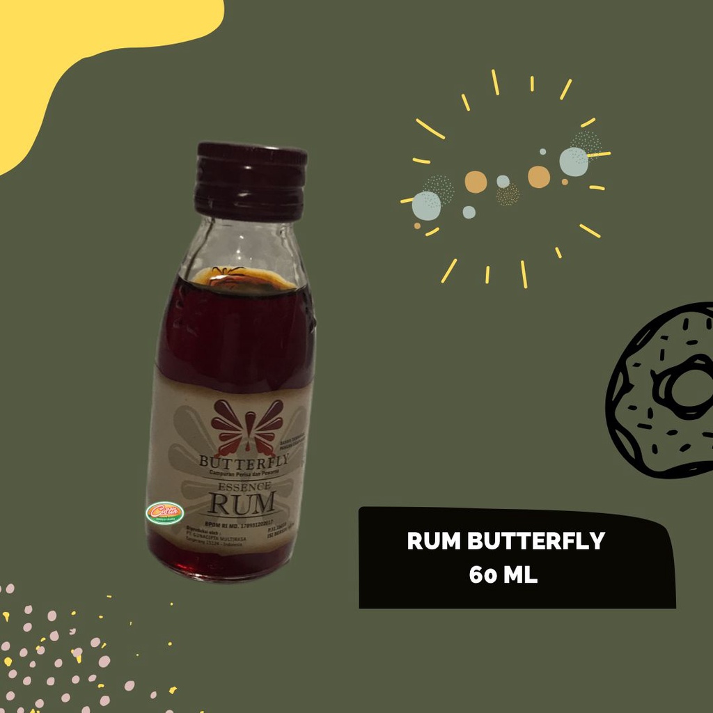 Jual RUM BUTTERFLY 60 ML | Shopee Indonesia